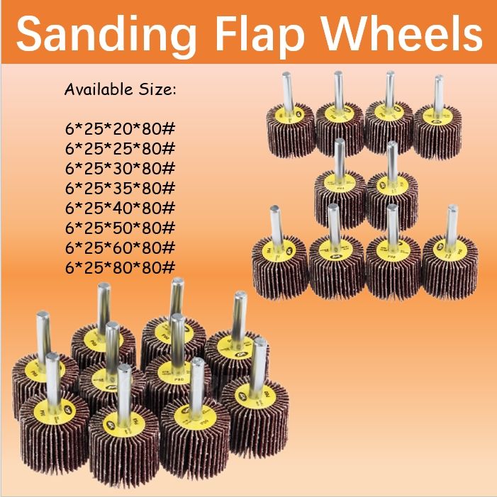 Ycaruz Sanding Flap Wheels Abrasive Flap Wheel Sander Flap Wheels ...