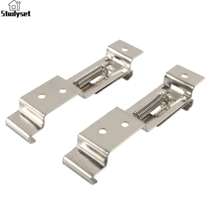 Studyset IN stock 2Pcs Trailer Number Plate Holders Clips Stainless ...