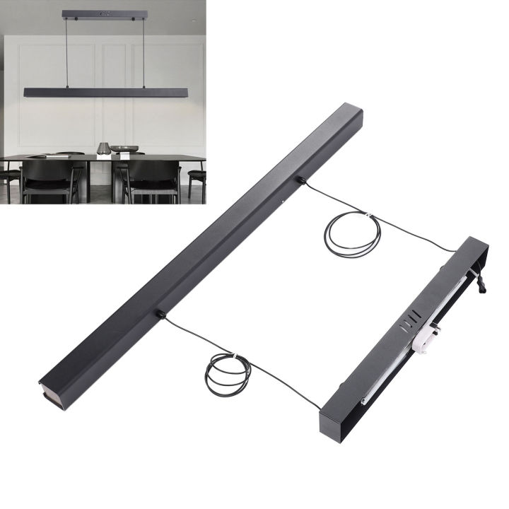 Linear Chandelier 110-265V Linear Pendant Light Height Adjustable ...