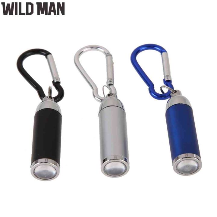 LED Carabiner Flashlight Retractable Zoom Mini Emergency Flashlights ...