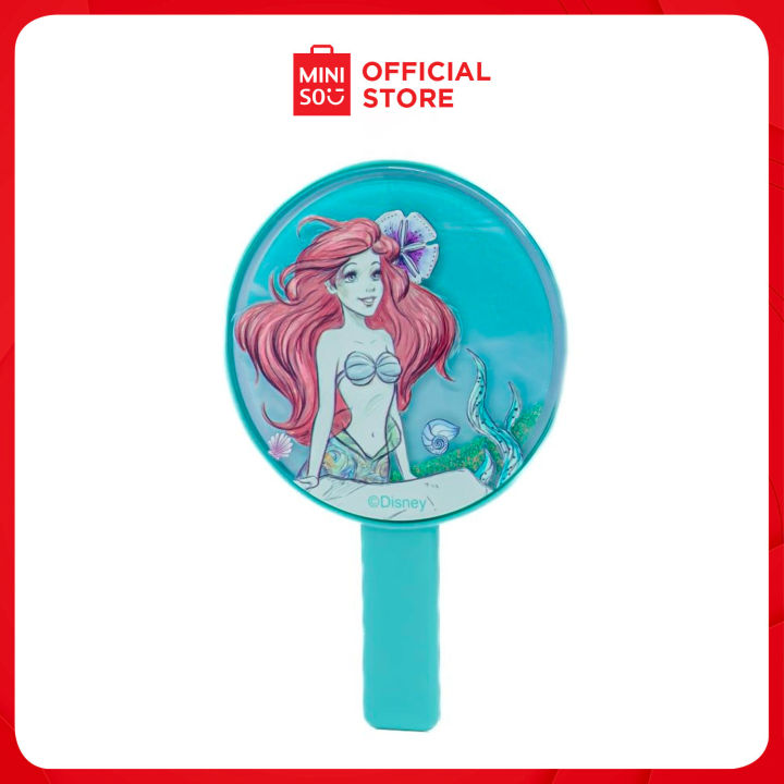 MINISO Disney The Little Mermaid Collection Glitter Round Handheld ...