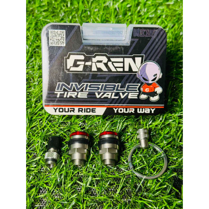G-REN INVISIBLE TIRE VALVE SET 8MM UNIVERSAL ORIGINAL | Lazada PH