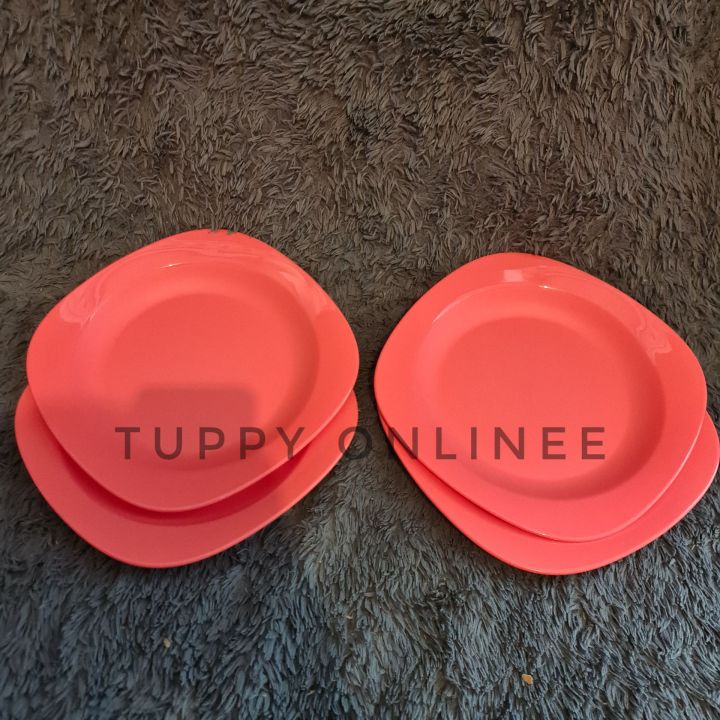 Tupperware Bloomia Plate (4) Piring Makan Tupperware | Lazada Indonesia