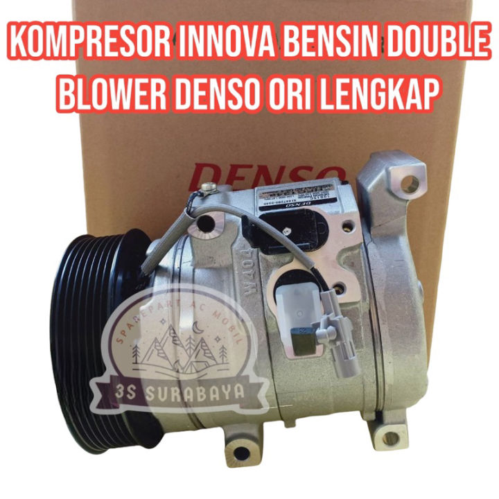 Kompresor Compresor Ac Toyota Innova Bensin Double Blower Denso Ori ...