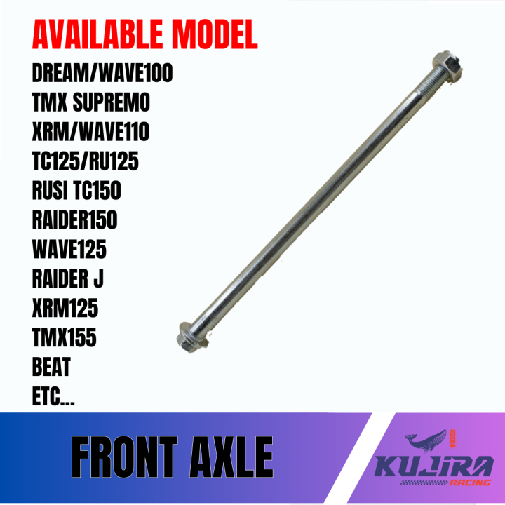 OTAKA MOTORCYCLE FRONT AXLE FOR VARIOUS MODEL (JAPAN HIGH QUALITY ...