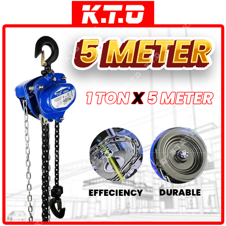 1 Ton Heavy Duty Chain Pulley Block For Lifting And Handling Solution 3 ...