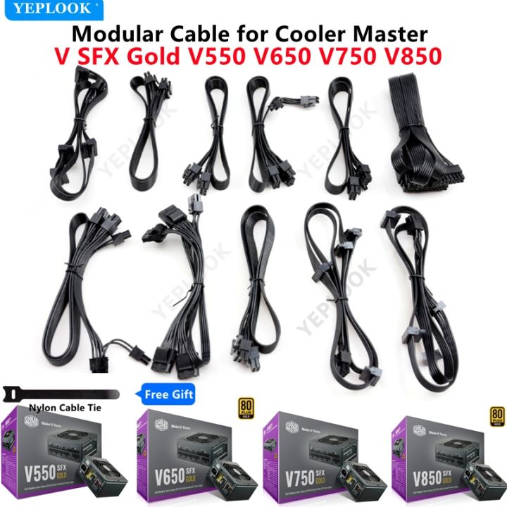 PCIe 8Pin 6+2Pin CPU EPS 4+4Pin SATA Molex Peripheral 4Pin Modular ...