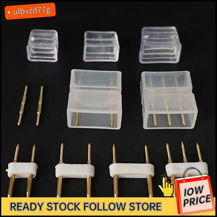 Copper RGB Connector Gold 2 Pin 3Pin LED Strip Connector Portable 6mm ...