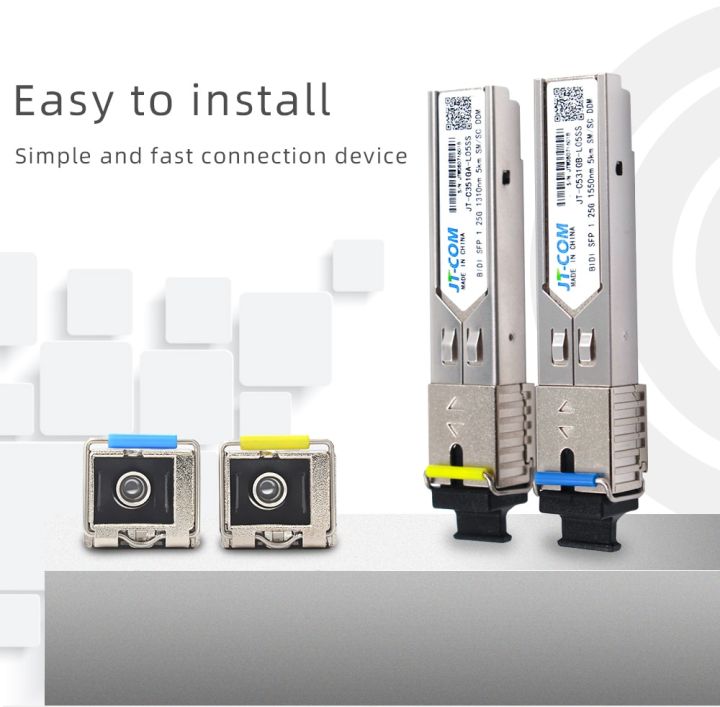20km SC SFP Module Gigabit DDM BIDI mini gbic 1000Mbps fiber tranceiver ...