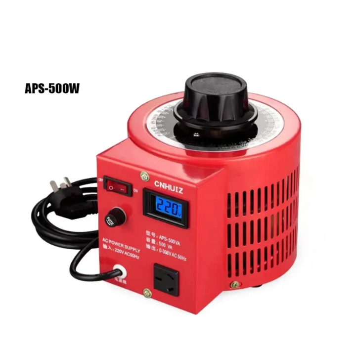 APS-500W 0.5 KW 220V Variac Variable Transformer Voltage Regulator single-phase adjustable 0 ...