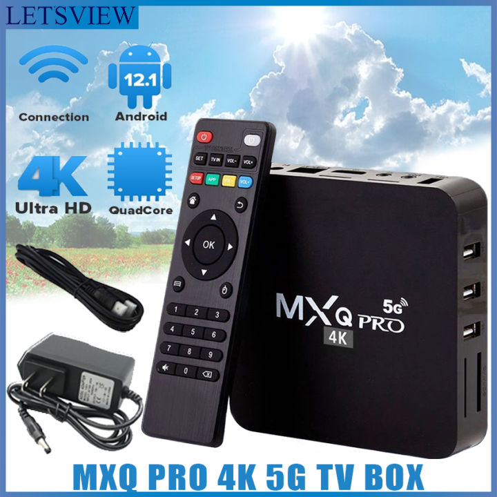 Letsview TV BOX MXQ PRO 4K 5G TV Box 64GB+512GB TV Box/ MX9 4K TVBox Android TVBox/ H96Max M1 ...