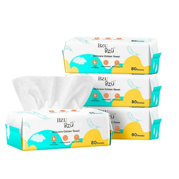 Bzu Bzu Skincare Cotton Towel 80s x 2 | Lazada Singapore