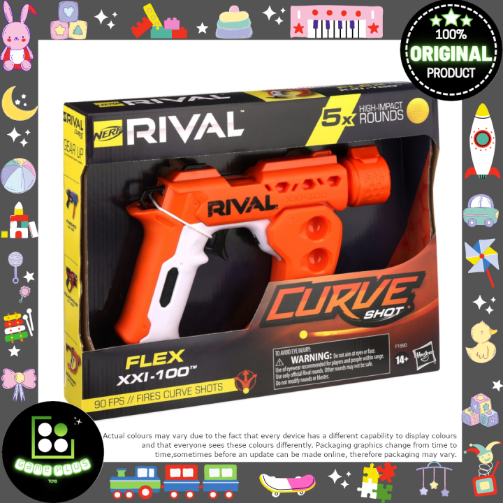Hasbro Nerf Rival Curve Shot Flex XXI-100 Blaster | Lazada