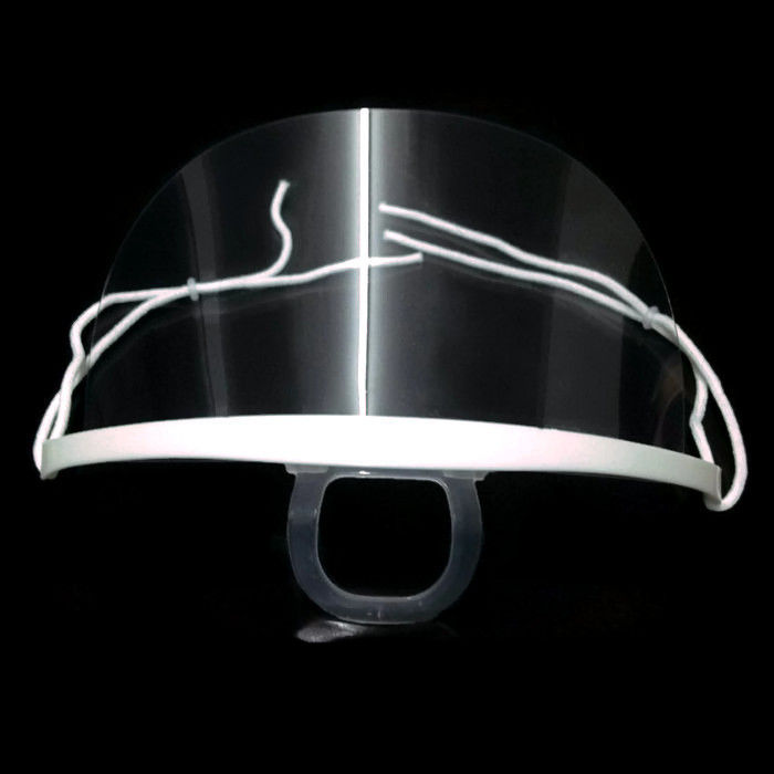 10PCS Spit Guard Anti-Saliva Mask Food Sanitary Transparent Face Mask ...