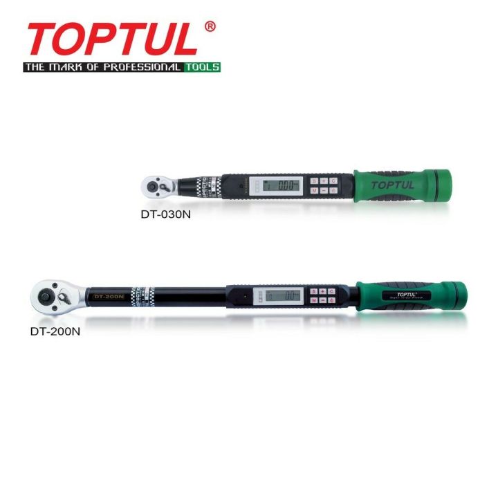 TOPTUL Digital Torque Wrench DT-030N/DT-100N/DT-200N | Lazada