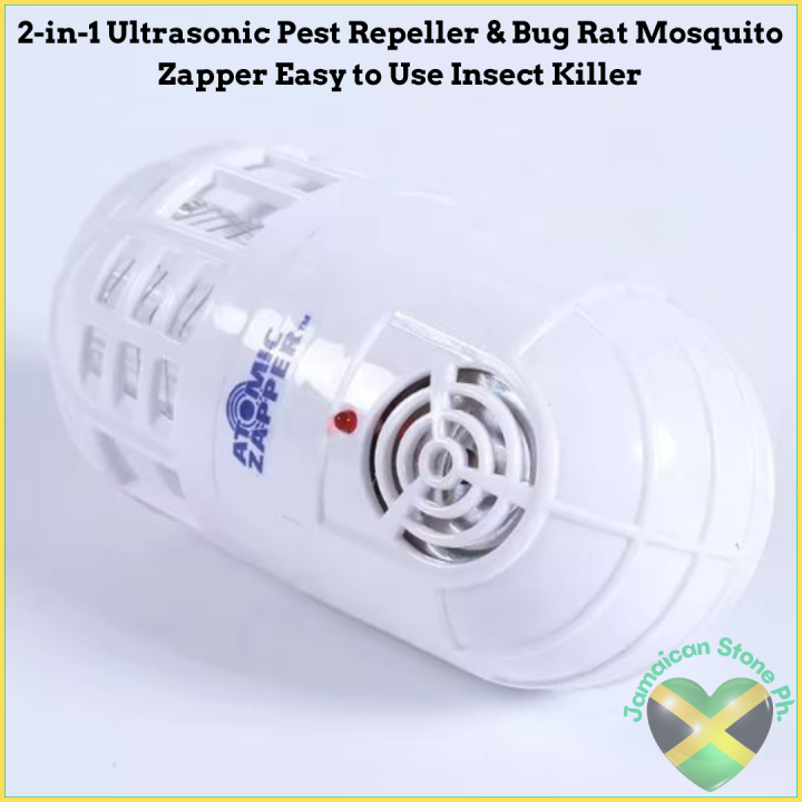 Pest Repeller & Bug 2-in-1 Ultrasonic Rat Mosquito Zapper Easy to Use ...