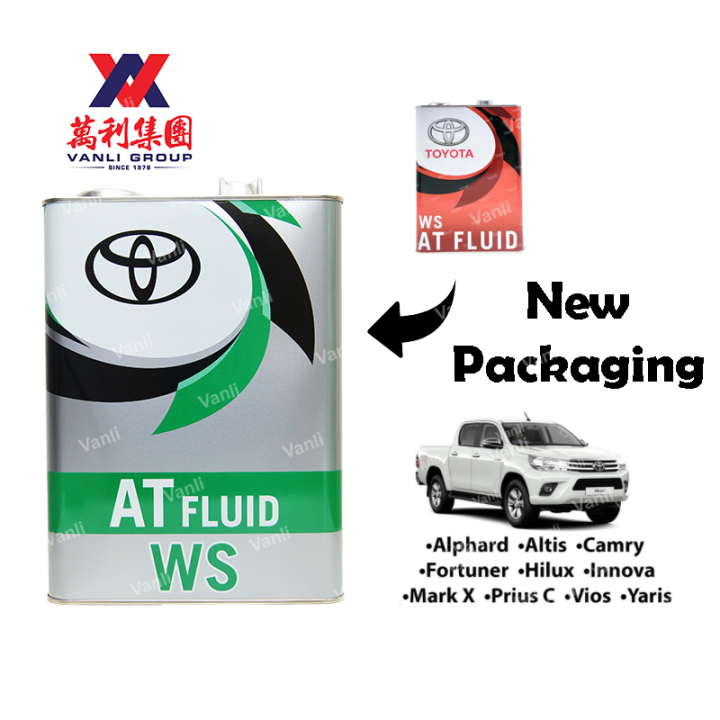 Toyota Genuine ATF WS Gear Oil 4L - 08886-81855 | Lazada