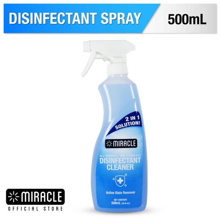 Miracle 2-in-1 All-Purpose Multisurface Disinfectant Cleaner Spray ...
