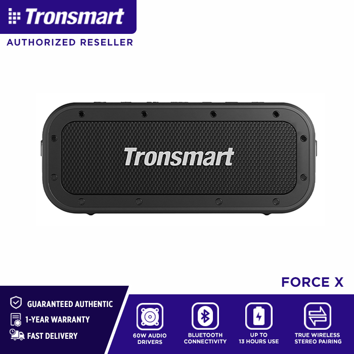 Tronsmart Force X 60W Portable Outdoor Powerful Stereo Sound Power ...