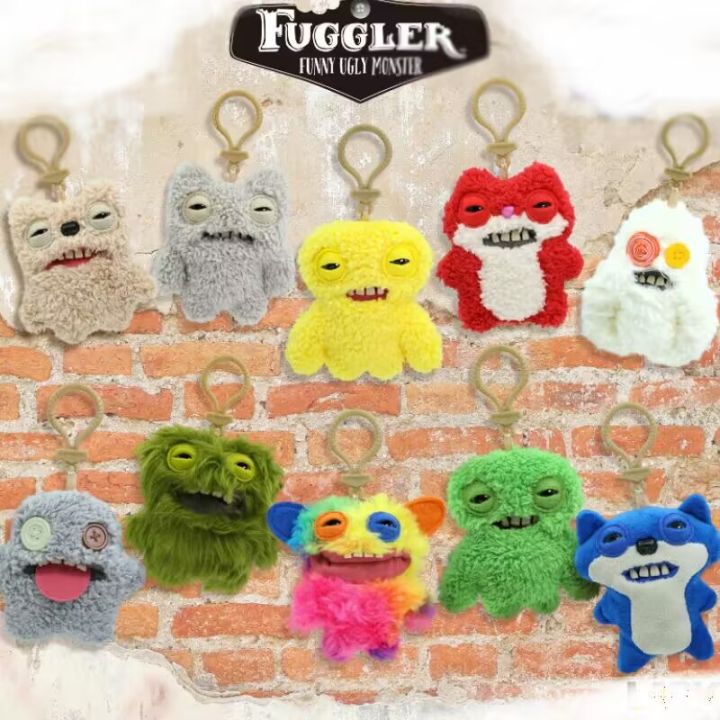 10cm Fuggler Tooth Monster Plush Toy Doll Keychain Ugly Adorable Fans ...