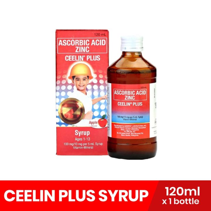 CEELIN Plus Syrup (Ascorbic Acid and Zinc) 120ml[COD] | Lazada PH