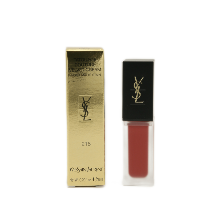 YSL Tatouage Couture Velvet Cream Lipstick 6ml #216 | Lazada