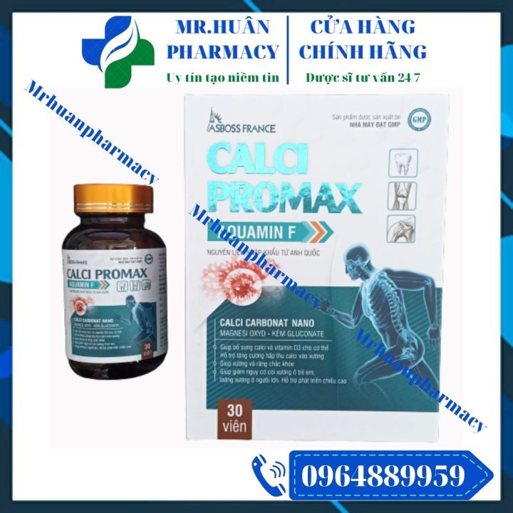 Calci Pro Max (Hộp 30 viên) - Giúp bổ sung Calci, Vitamin D3, giúp ...