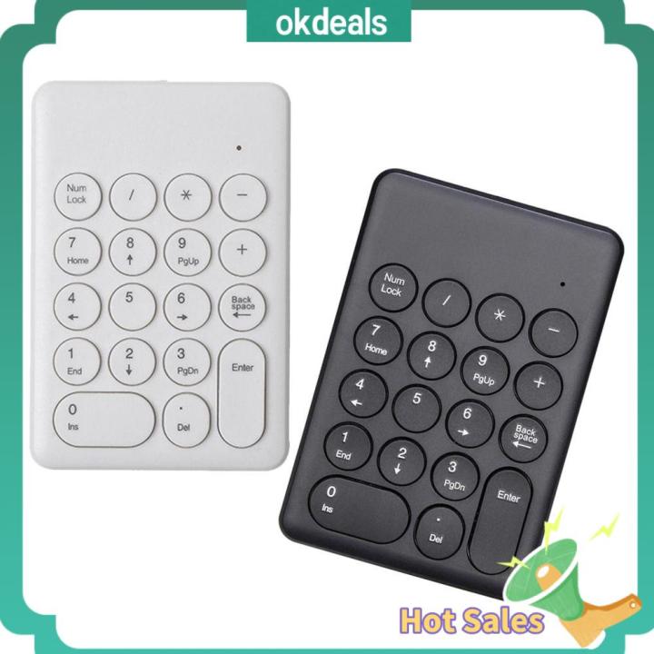 1 X Keyboard Portable 2 4g Wireless Digital Keyboard Usb 18 Keys Mini Numeric Keypad Numpad