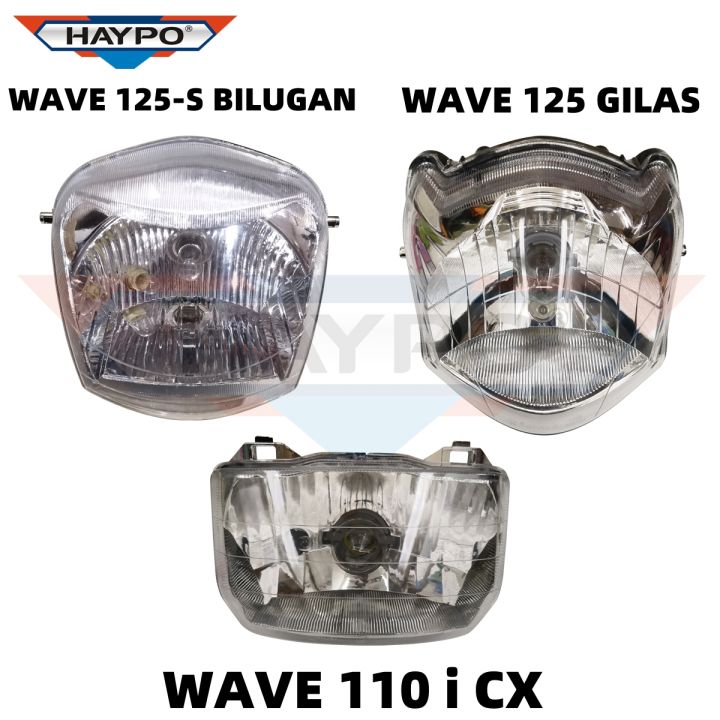 Italy Haypo Headlight Honda Wave 110CX Wave 125 Gilas Wave 125S Bilugan ...