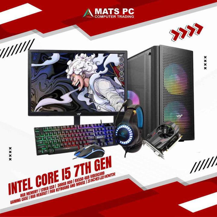GAMING COMPUTER PACKAGE INTEL CORE i5 WITH GAMING GPU COMPLETE SET ...
