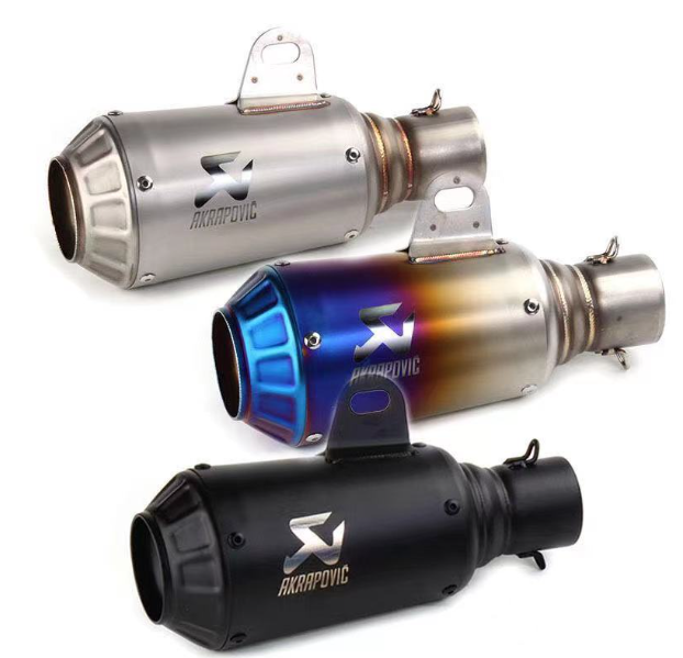 Universal Motorcycle Muffler Exhaust Tailpipe Tail Pipe Tip Stainless ...
