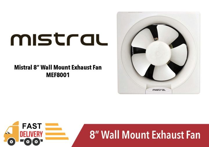 Mistral 8" Wall Mounted Exhaust Fan MEF8001 | Lazada Singapore