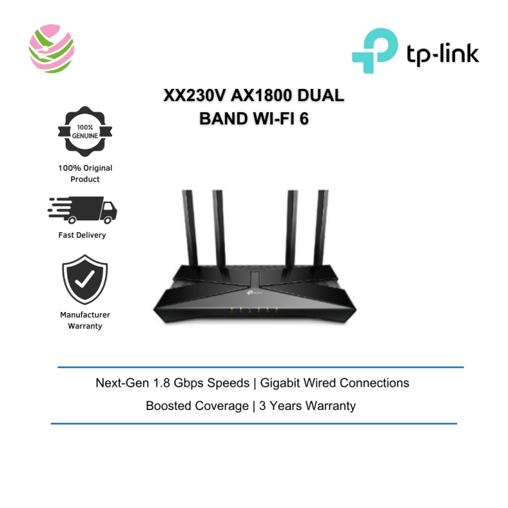 TP-Link XX230V AX1800 Dual Band Wi-Fi 6 Next-Gen 1.8 Gbps Speeds GPON ...
