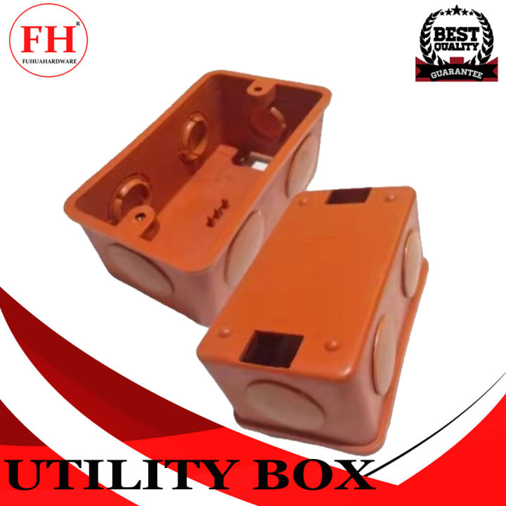 Electrical Rectangle Utility Box with Screw High Quality PVC Electrical ...