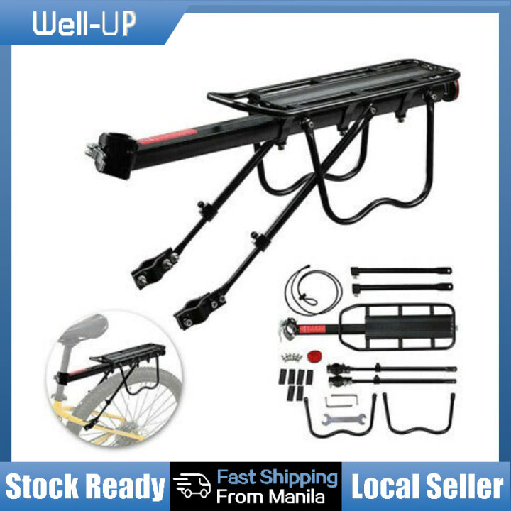 Cycling Bicycle Rear Luggage Cargo Carrier Quick Release With Reflector ...