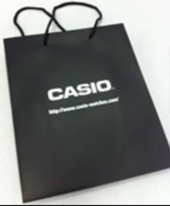 CASIO ORIGINAL PAPER BAG - BLACK TA-PBCH1-1 | Lazada