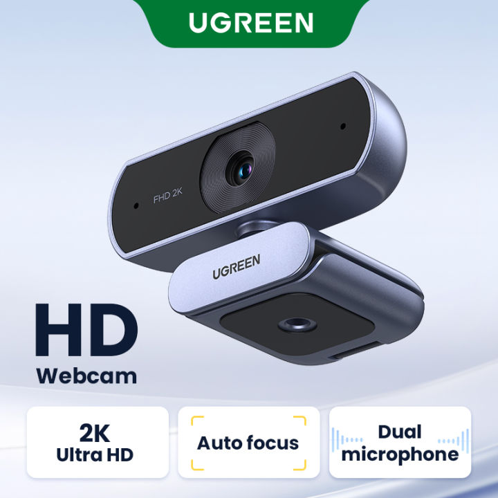 UGREEN 2K FHD Autofocus Mini Webcam 4MP For Laptop Computer Web Camera ...