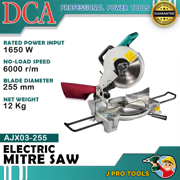 DCA Electric Mitre Saw (AJX03-255) | Lazada PH