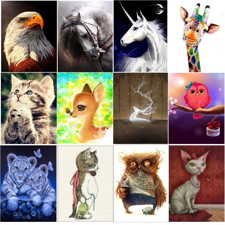 「Jinxiu cross-stitch」ภาพวาดเพชรกลม DIY ชุดเจาะปักครอสติชแบบโมเสคเพชรรูป ...