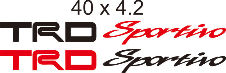 TRD SPORTIVO/CUTTING STICKER TRD SPORTIVO | Lazada Indonesia