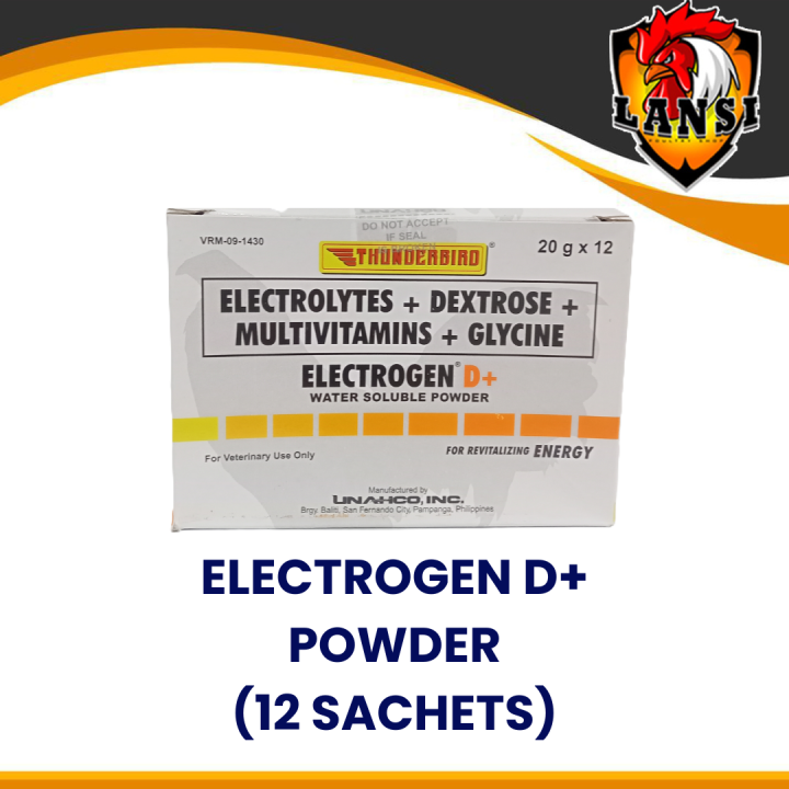 Electrogen D+ 20grams x 12 Sachets Water Soluble Powder | Lazada PH
