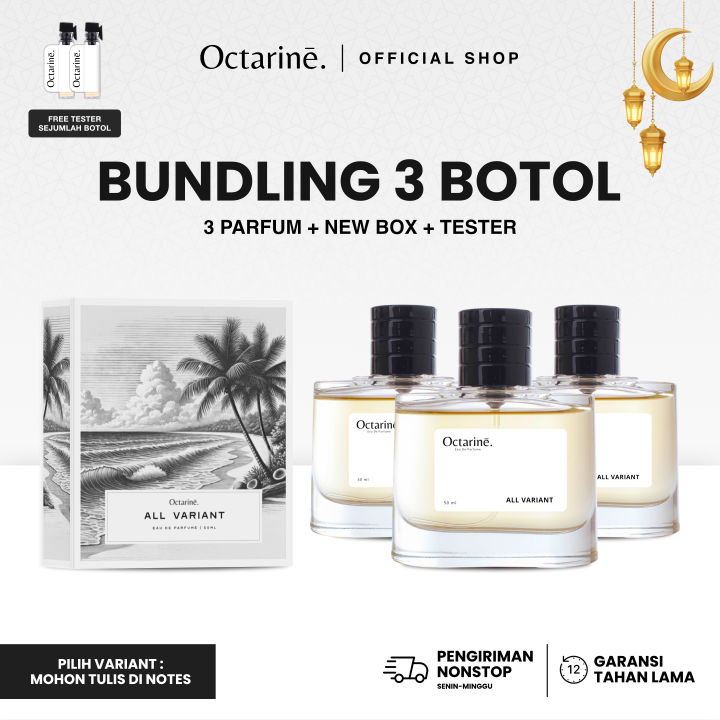 PROMO Bundling Beli 3 Botol Parfum 50ml Bebas Pilih Variant - Octarine | Lazada Indonesia