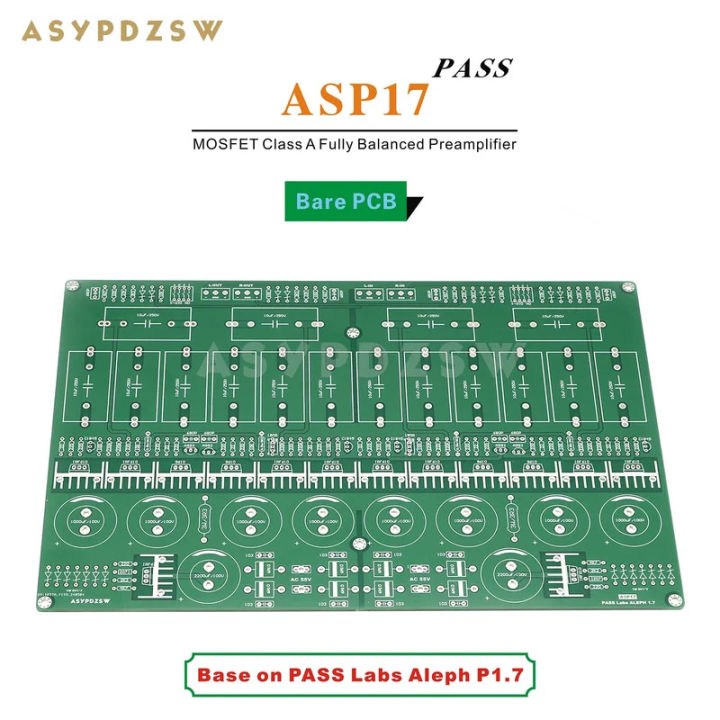 ASP17 HIFI Fully balanced MOSFET Class A Preamplifier Base on PASS P1.7 ...