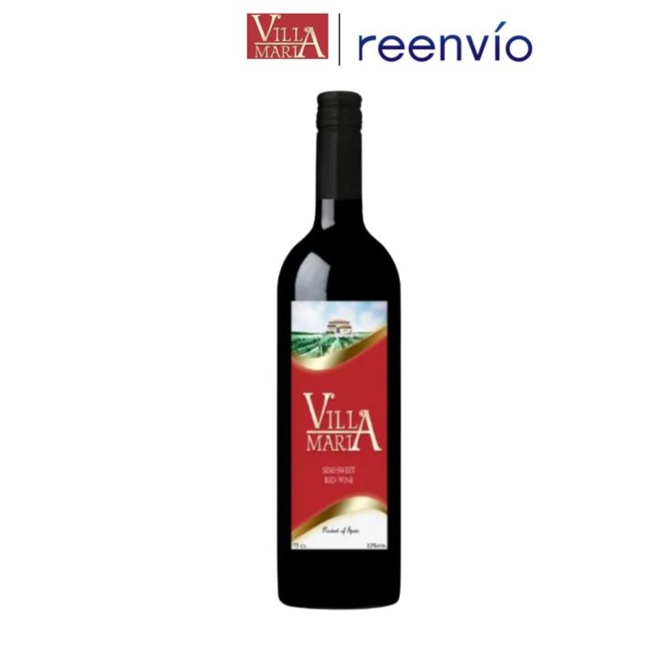 Villa Maria Semi-Sweet Spanish Red Wine 750ml | Lazada PH