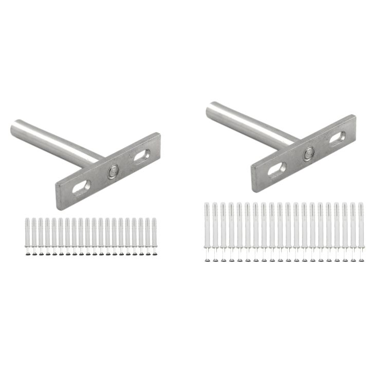 W710Pcs Floating Brackets Concealed Mount Invisible Blind Shelf ...