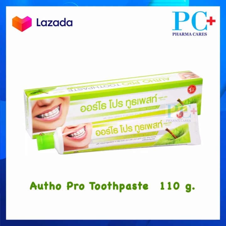 Dr. Phillips Autho Pro Toothpaste Apple-Mint 100 g. ออร์โธ โปร ทูธเพสท์ ...