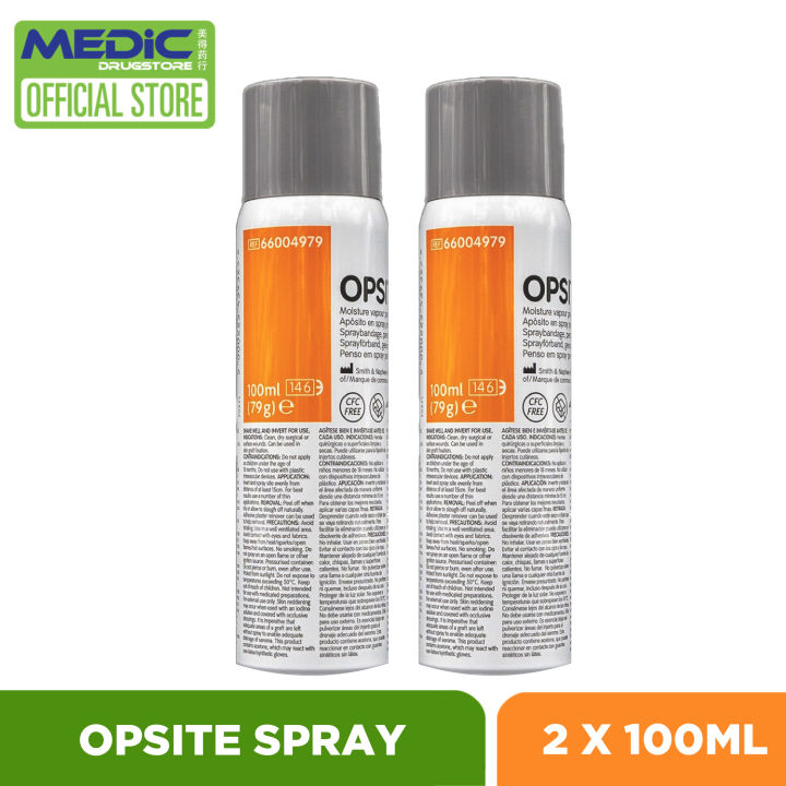 [Bundle of 2] Smith and Nephew Opsite Spray Transparent Film Dressing ...