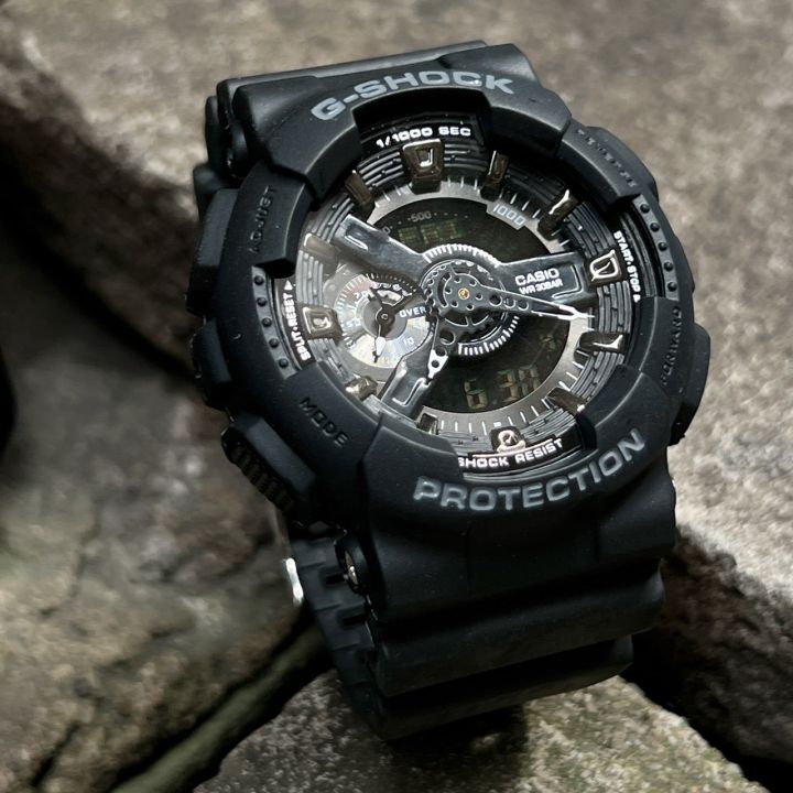 Watchtime นาฬิกาข้อมือแฟชั่นสปอร์ต สองระบบดิจิตอลกับเข็ม มีไฟ จับเวลา ...