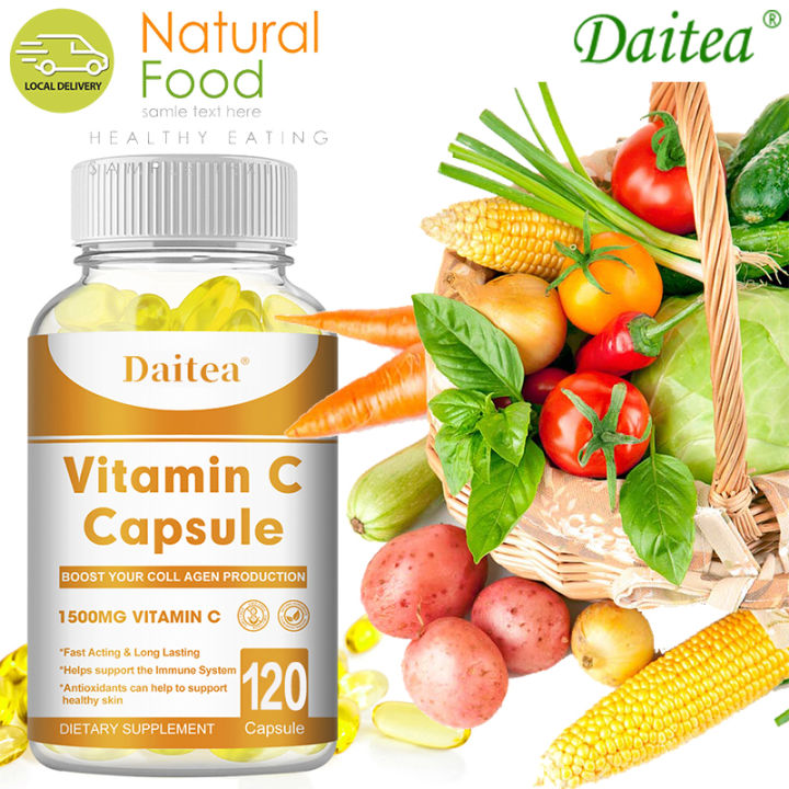 ของแท้!!! Daitea อาหารเสริมวิตามินซี 1500MG - ต่อต้านวัย เพิ่มการดูดซึม ...