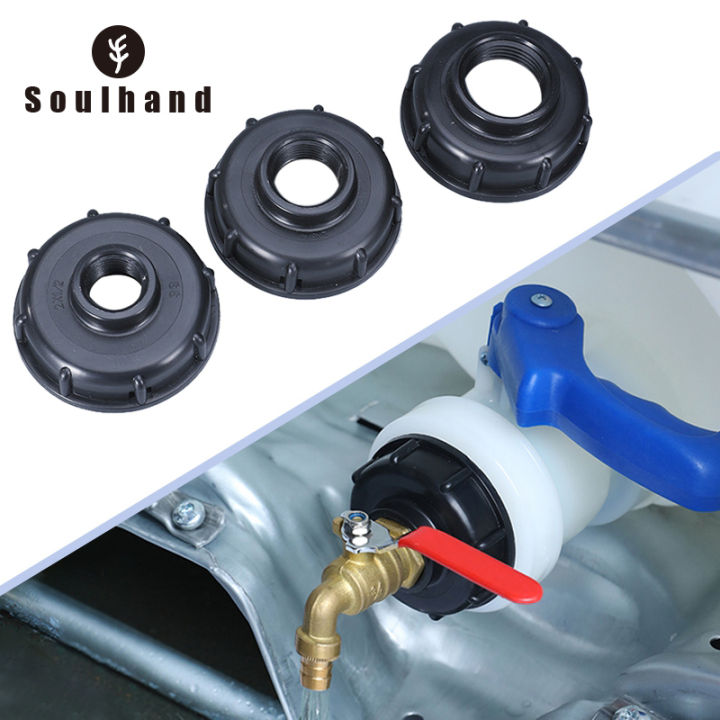 3 Size IBC Adapter Tank Connection Threaded Cap 1/2", 3/4", 1" Tank ...